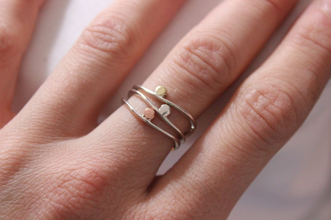 Sterling Silver Stacking Rings Set of 3, Elegant Casual, Eternity Rings ...