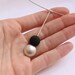 Magma Necklace Made of Matte Sterling Silver Simple and - Etsy