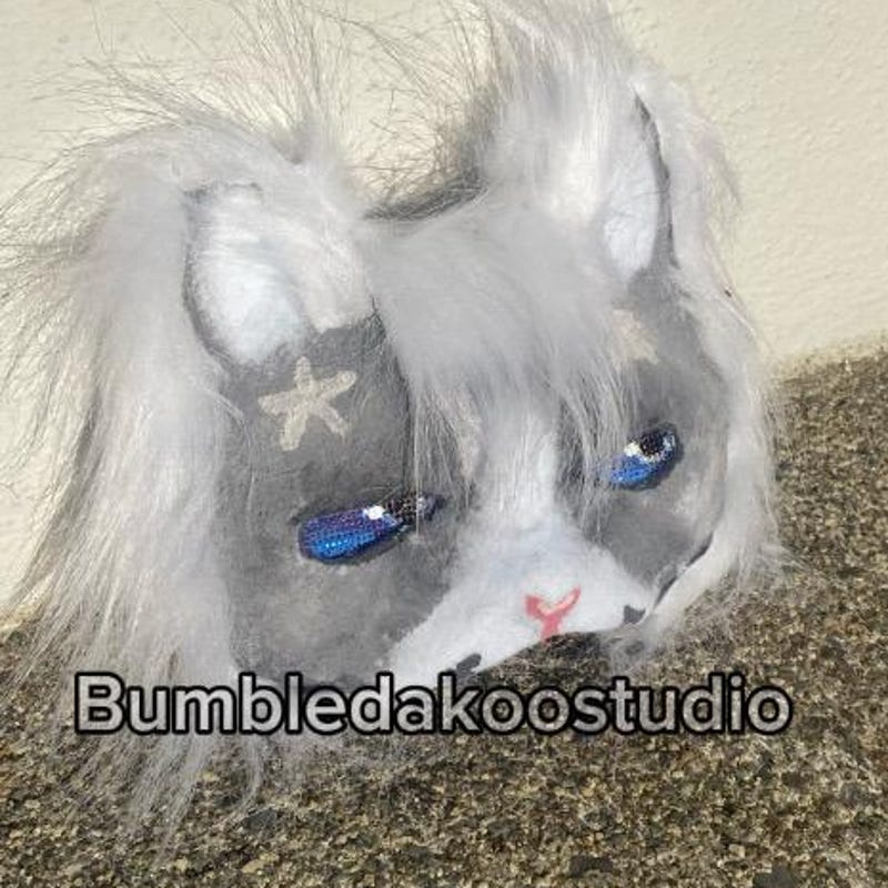 Kitten Mask - Etsy