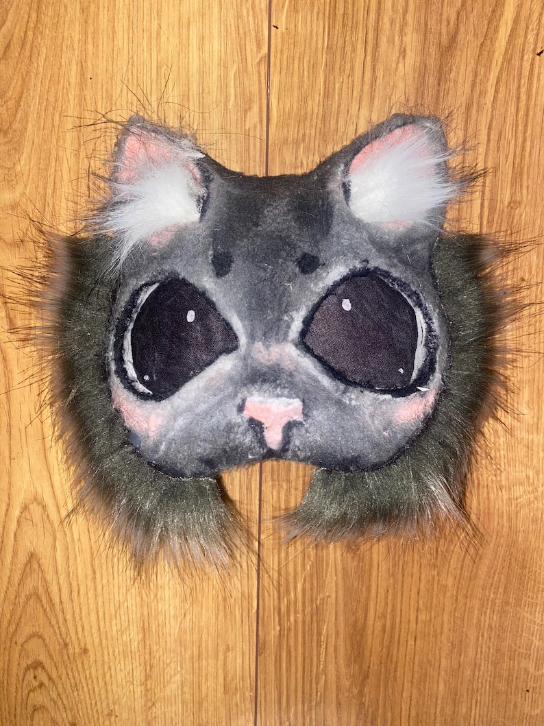Therian Cat Mask Furry Quadrobics Fursuit Animal Mask - Etsy