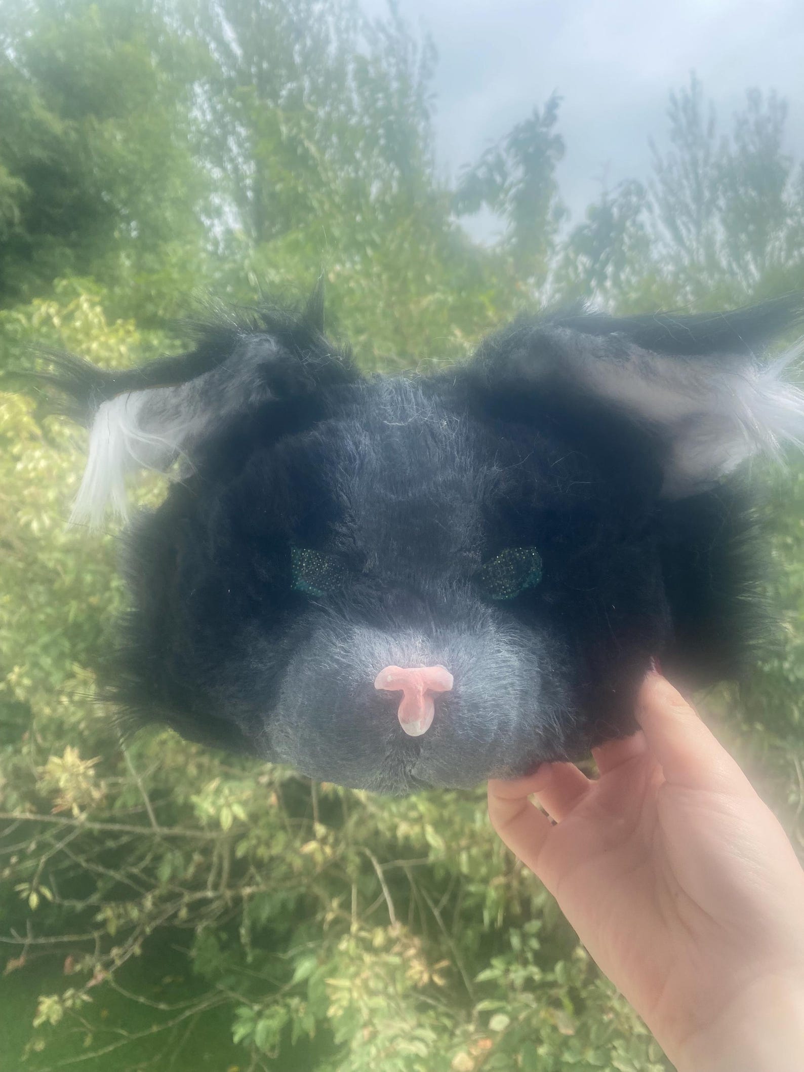 Fully Furred Therian Puppy Posable Ears Canine Dog Cat Mask Quadrobics ...