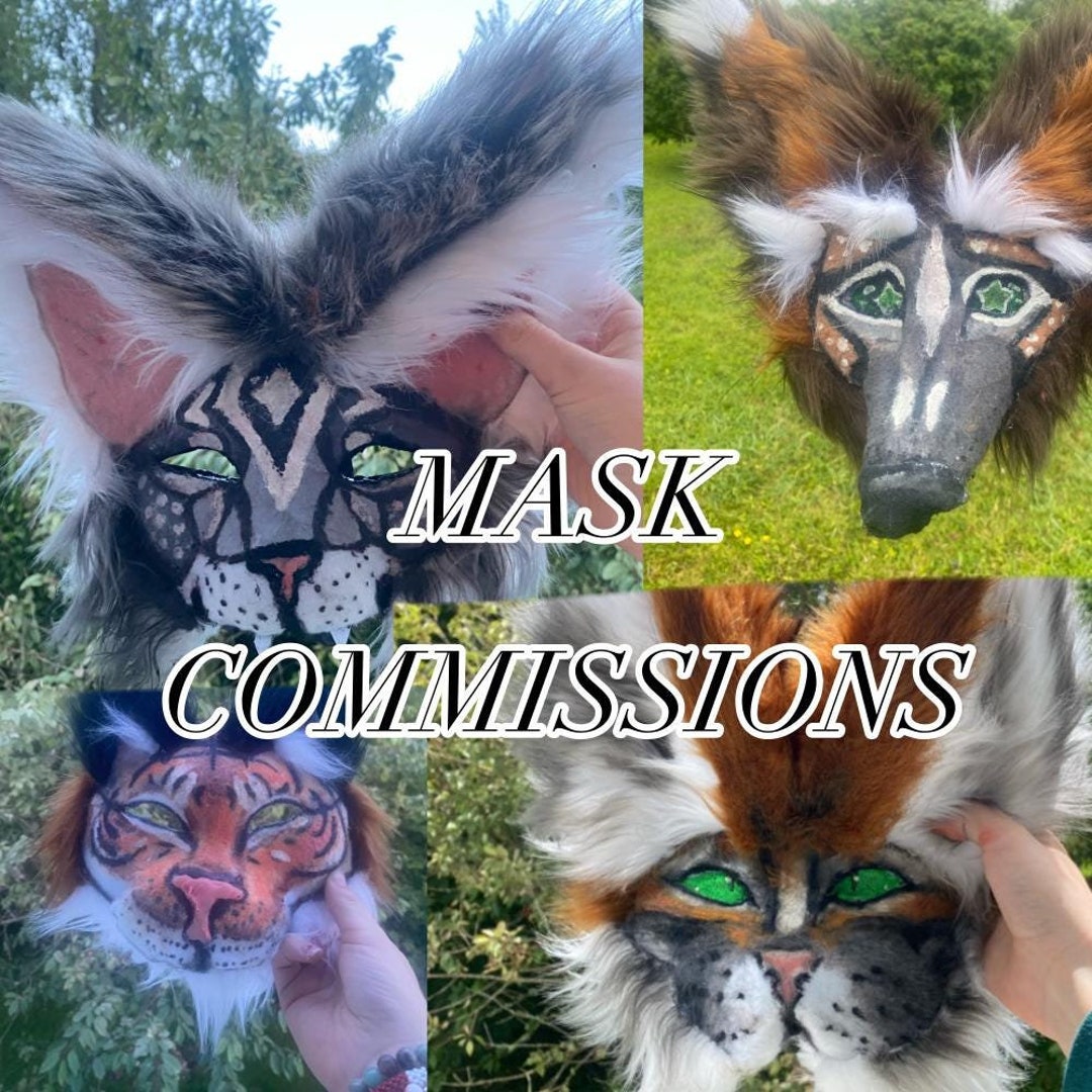 Therian Custom Commission Custom Character Cat Mask Quadrobics Gear ...
