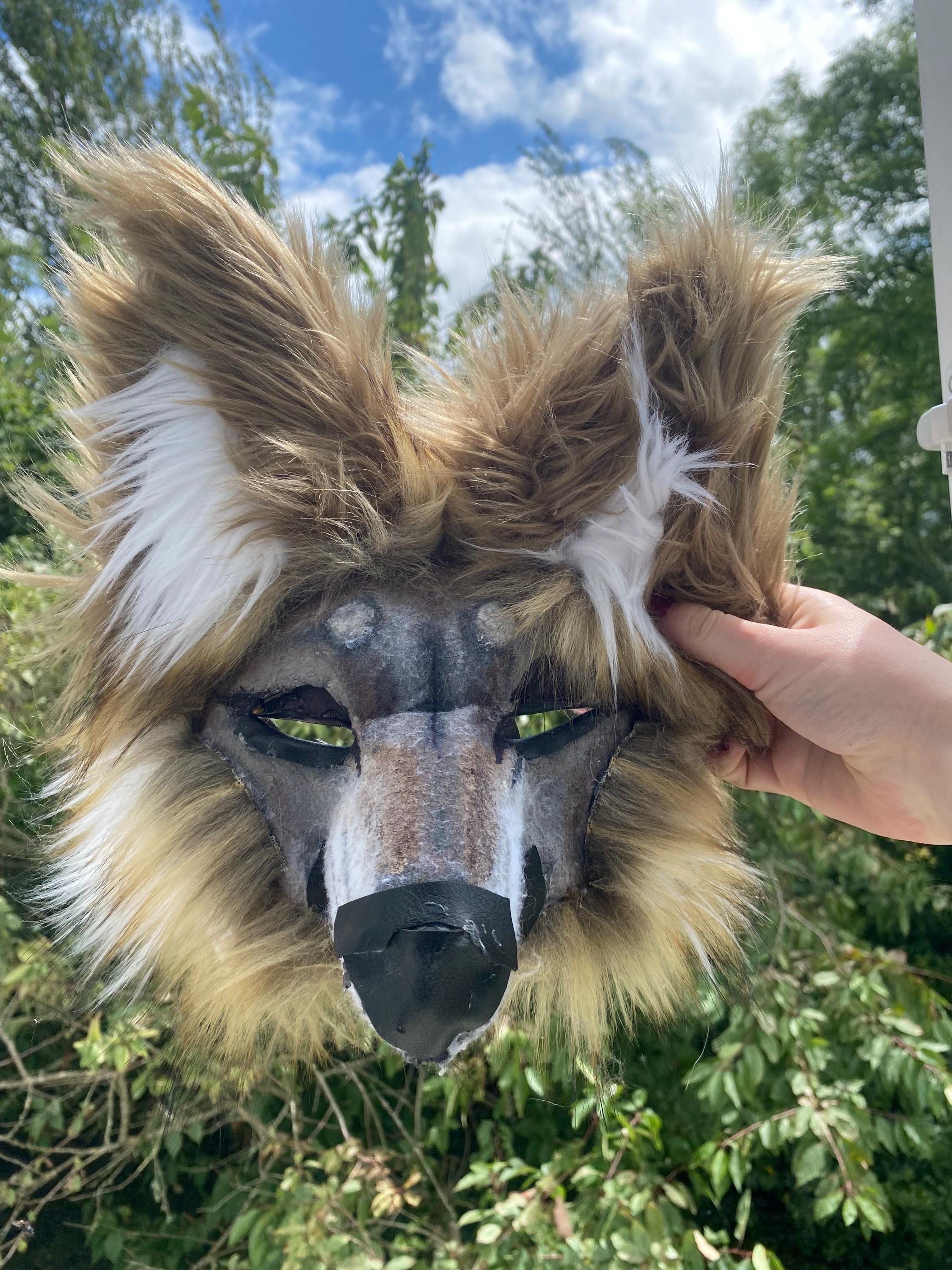 Therian Wolf Canine Werewolf Dog Fox Coyote Mask Quadrobics Gear Furry ...