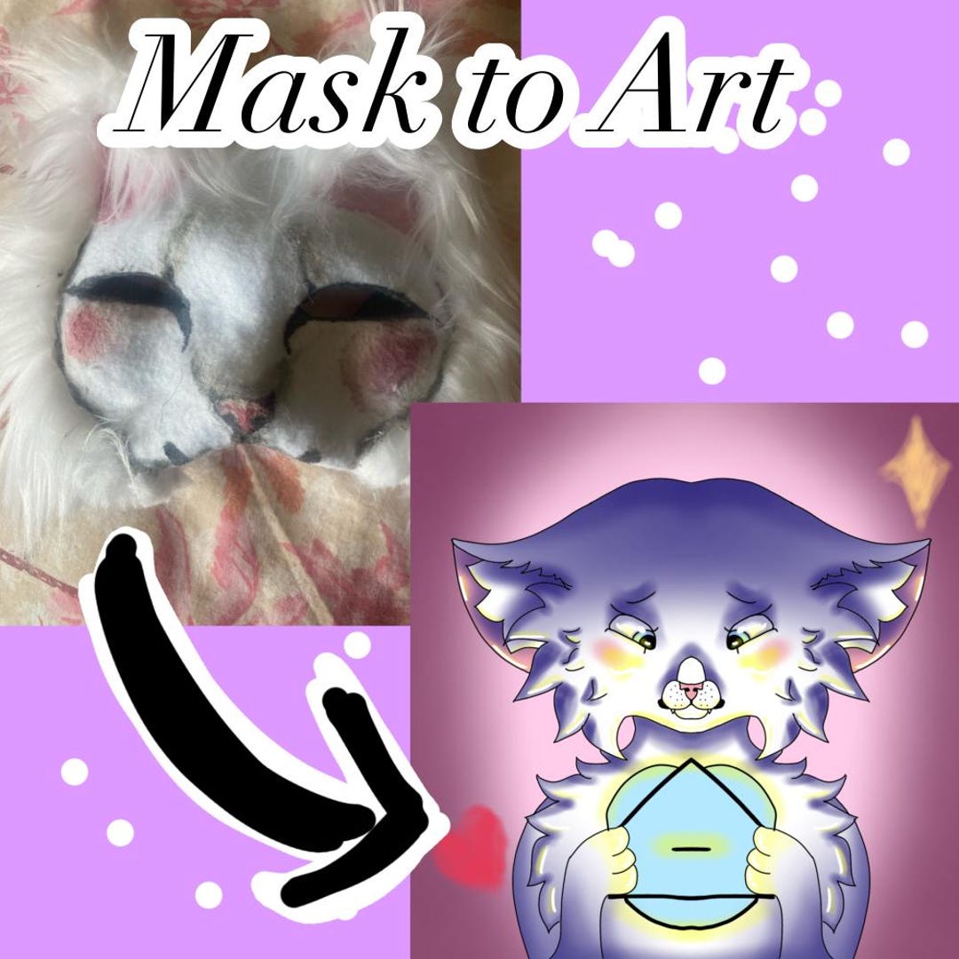 THERIAN Mask to Art Commission! Theriotypr Digital Art, Therian Gear ...