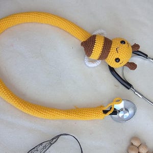 Amigurumi Bee Stethoscope Cover Crochet Doctor Nurse Gift - Etsy