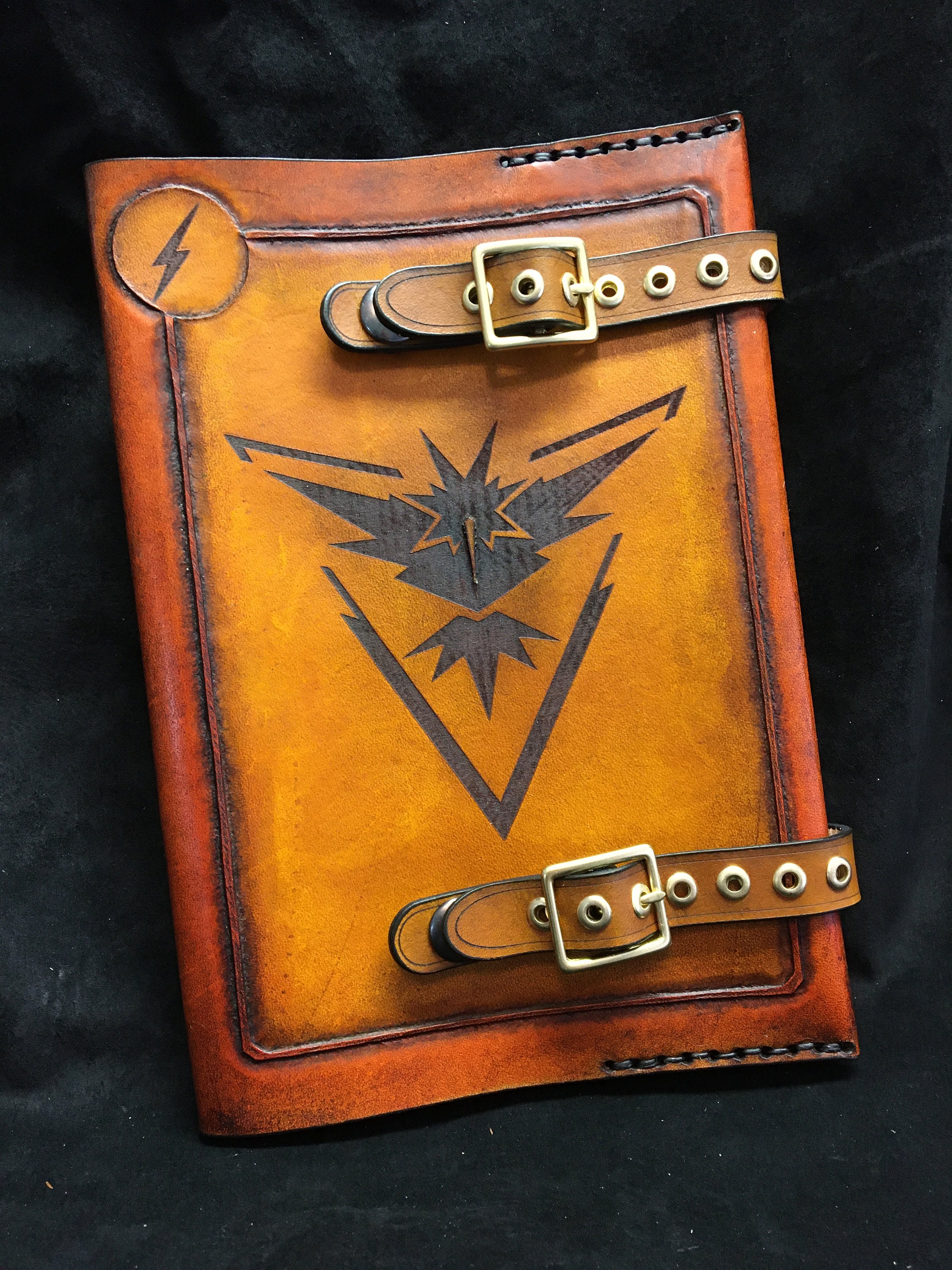 Leather Pok mon Journal Day Planner Book Cover