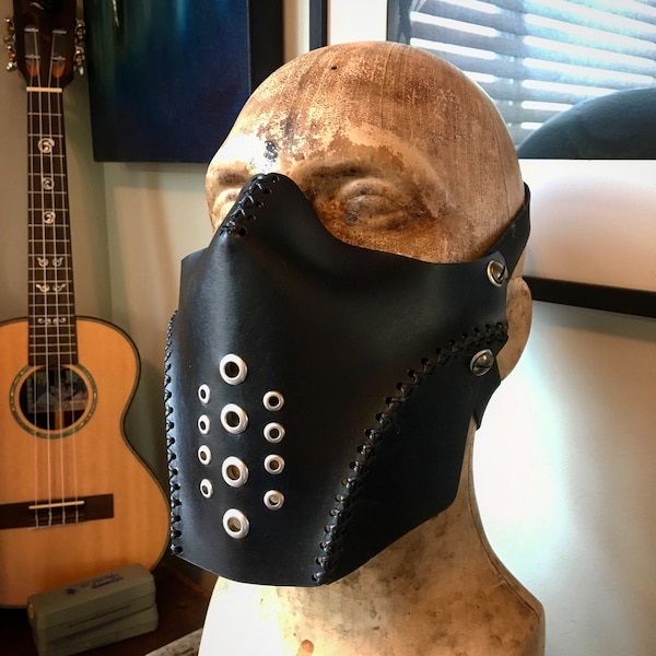 Leather Mask - Etsy