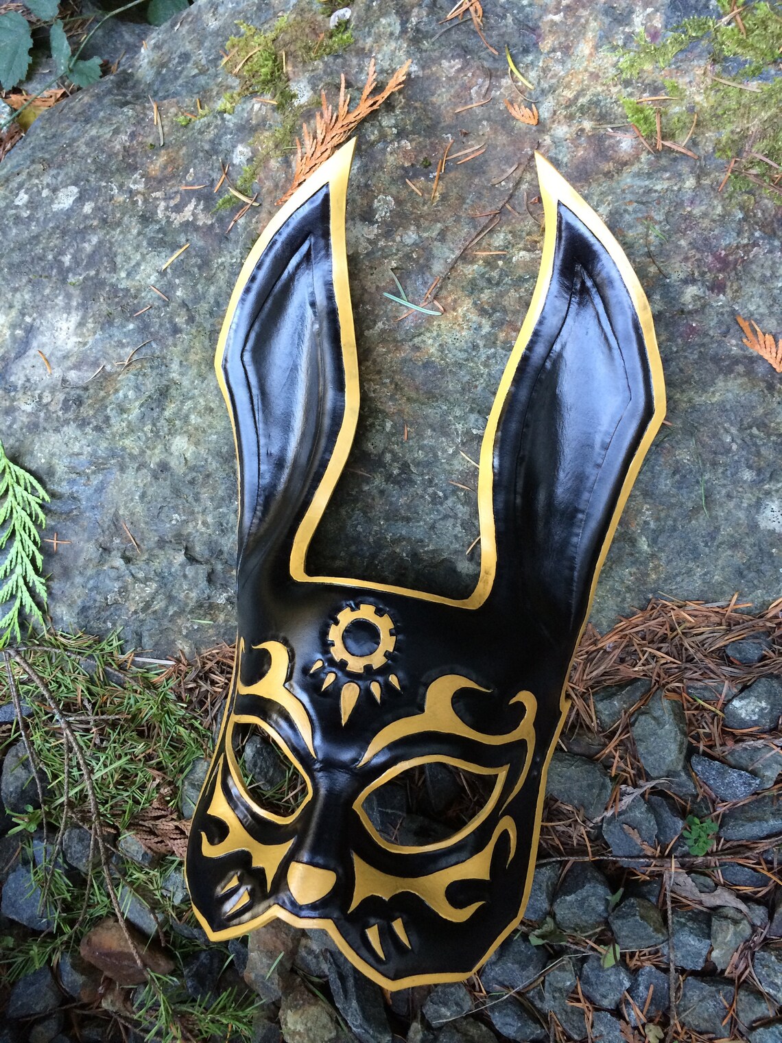 Leather Rabbit Splicer Mask PDF Template Digital Leather | Etsy Canada