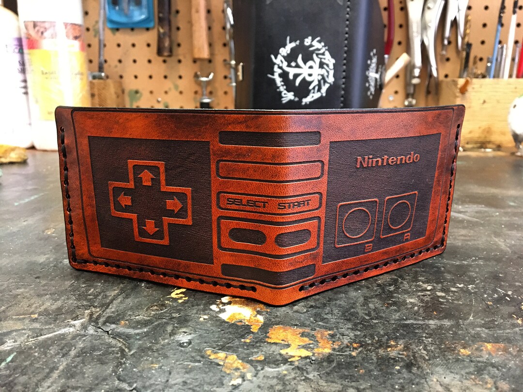 Leather Retro Game Wallet, Gamepad Controller - Etsy