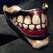 Leather Twisty The Clown Mask Pdf Template Digital Leather Etsy