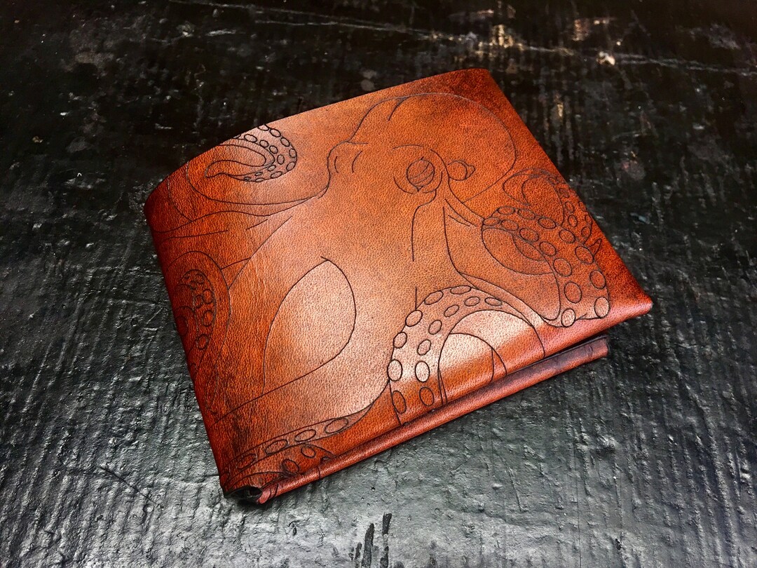 Leather Octopus Cthulhu Wallet - Etsy