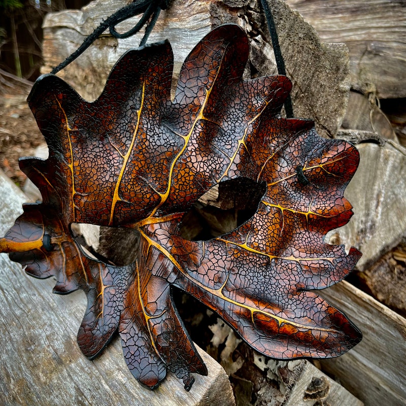 Leather Leaves - Etsy