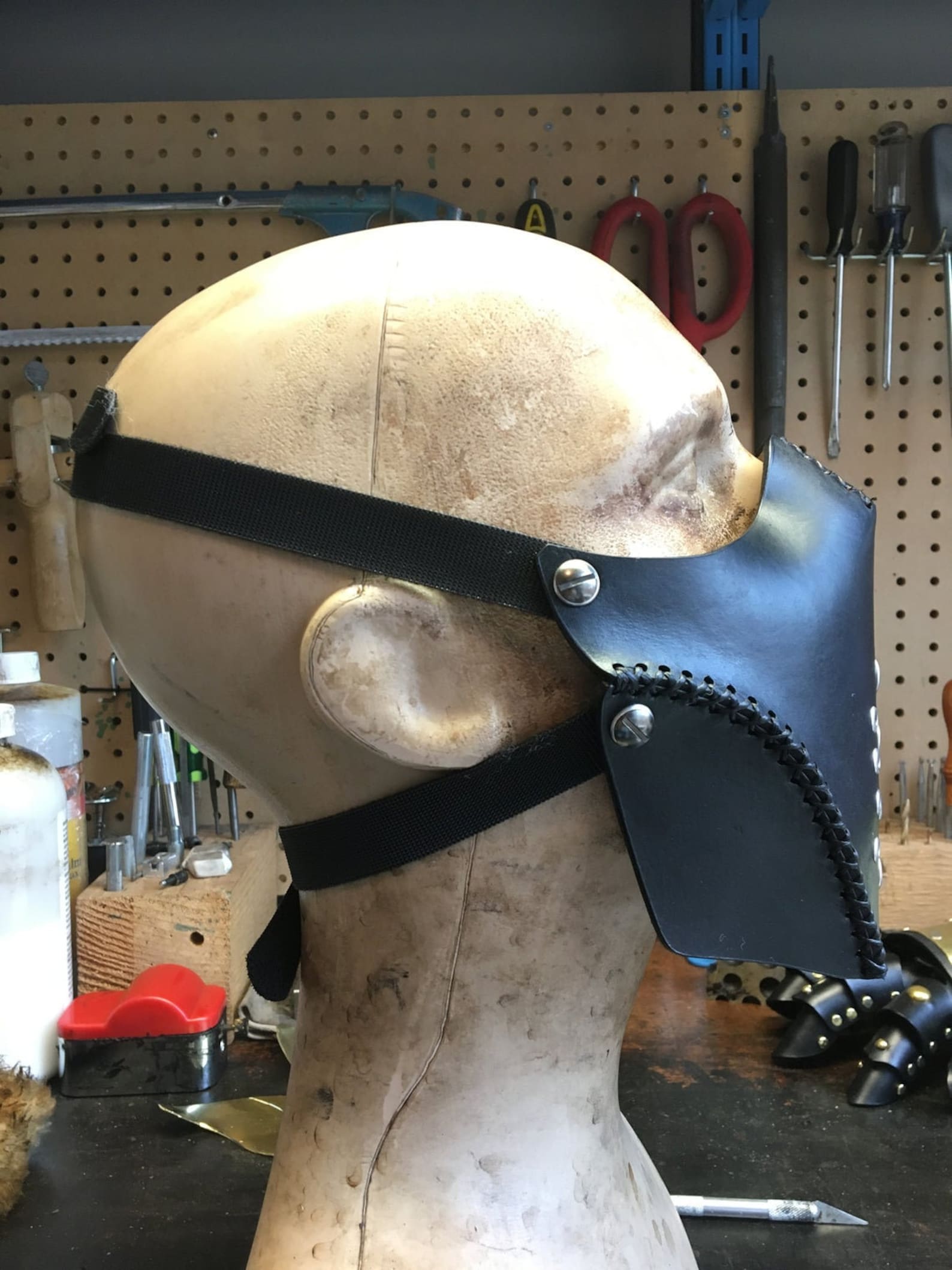 Leather breather mask PDF pattern Template Digital Leather | Etsy