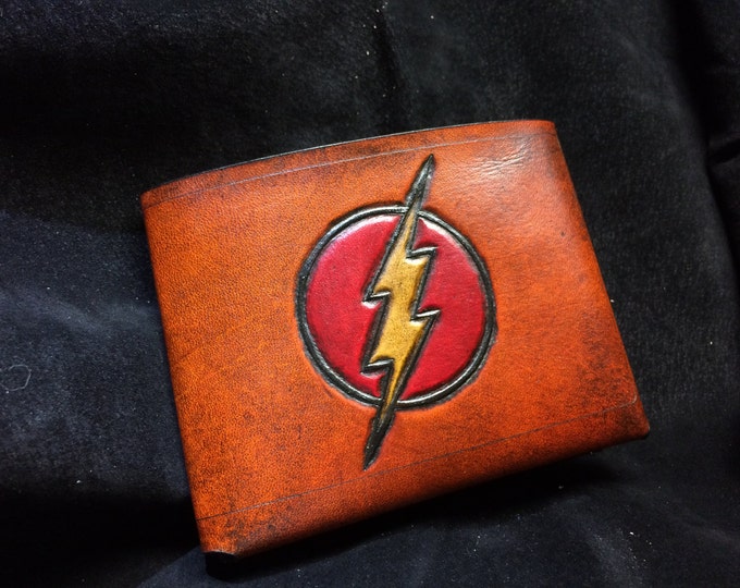 Leather the Flash Wallet - Etsy