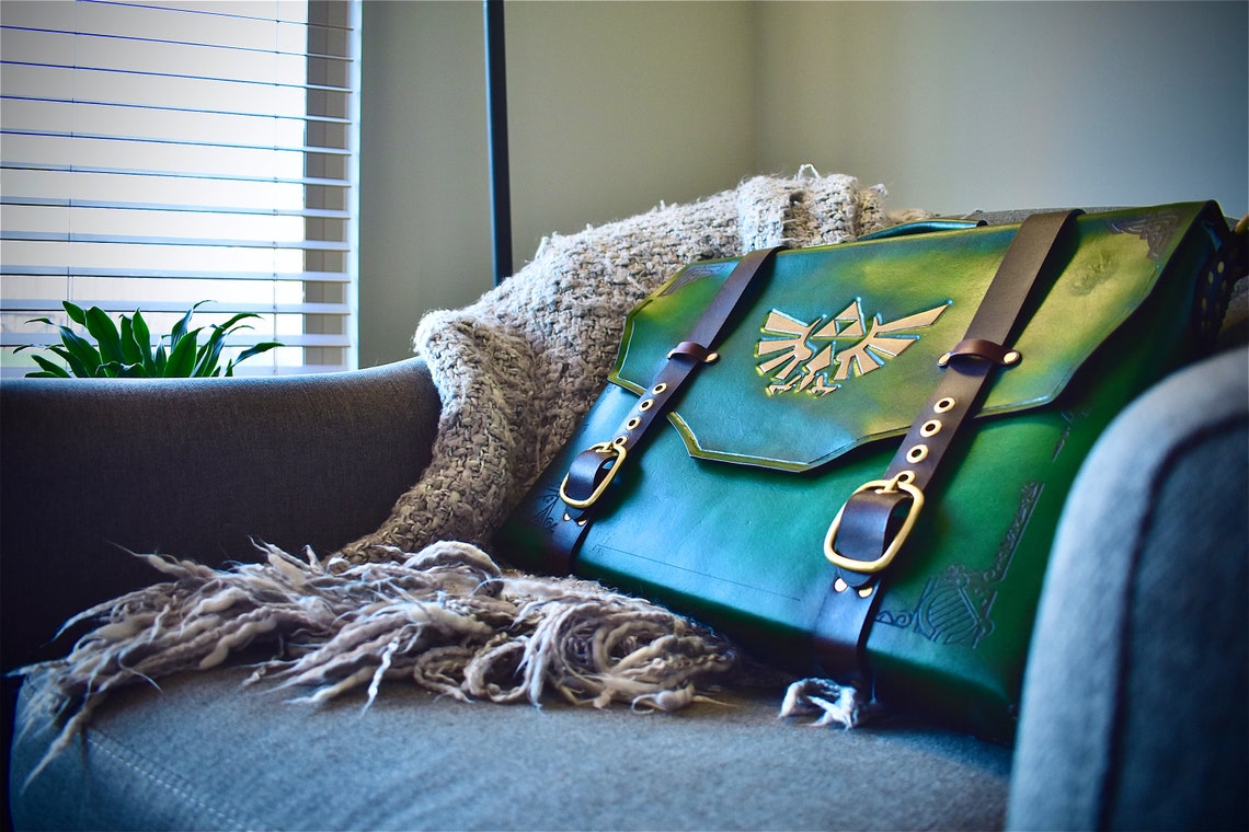 Leather Zelda Laptop Bag - Satchel - Briefcase - Messenger Bag - Etsy