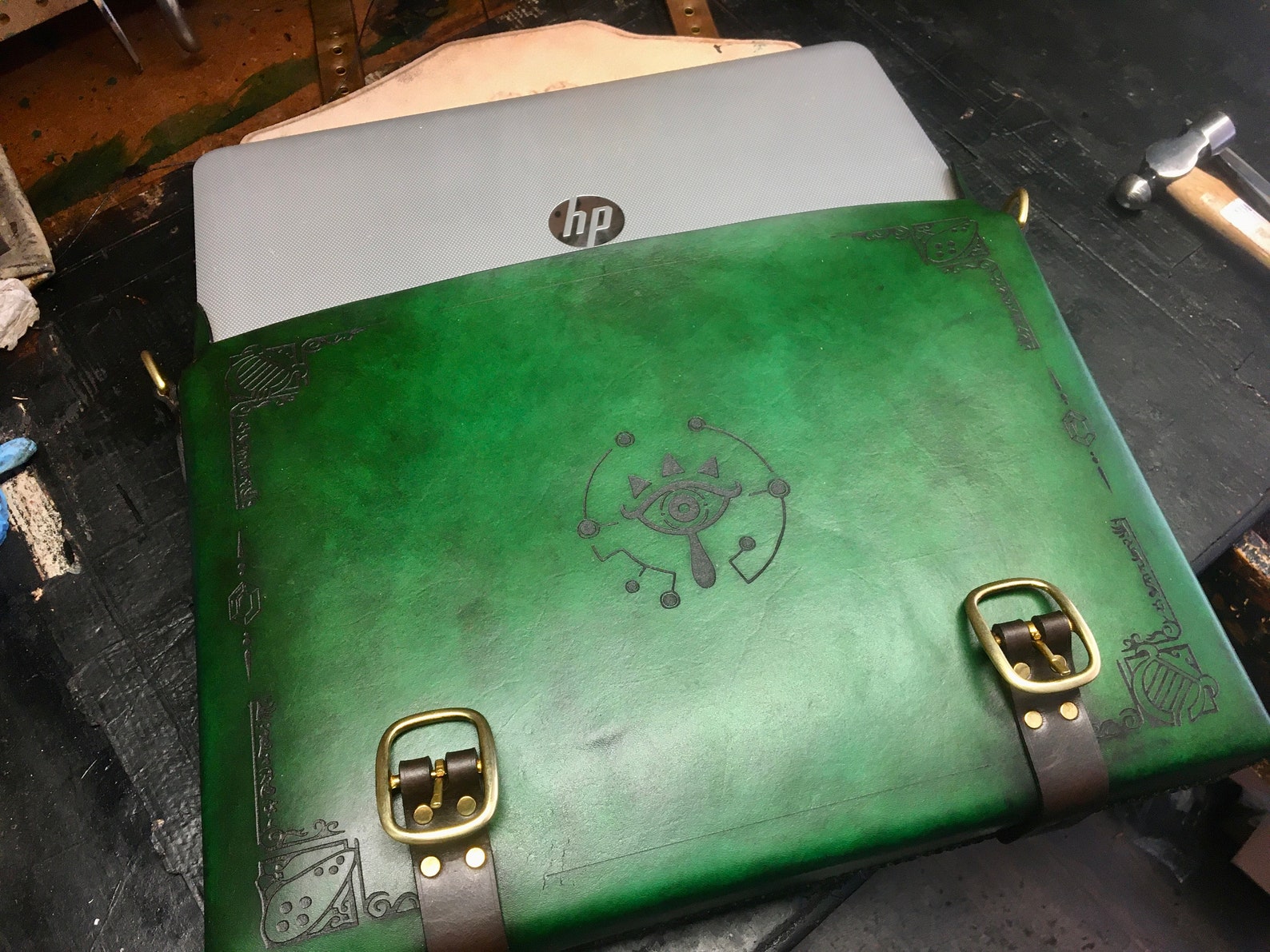 Leather Zelda Laptop Bag - Satchel - Briefcase - Messenger Bag - Etsy