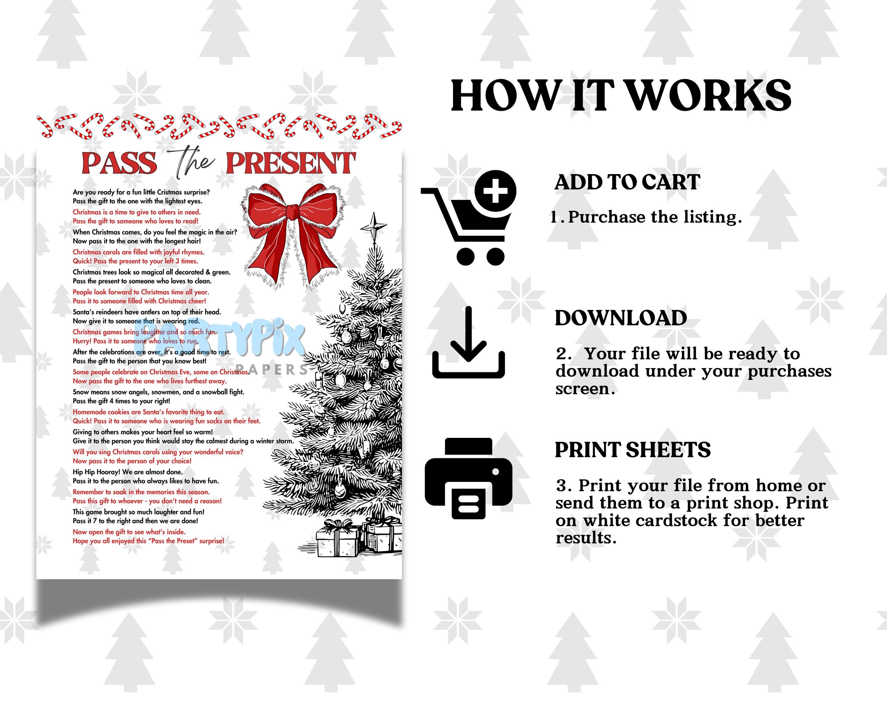 Christmas Pass the Present Game | Christmas Party Game | Christmas ...
