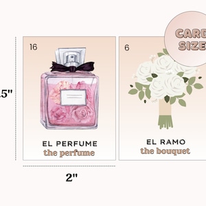 Bridal Shower Loteria Game | Spanish & English | 24 Boards, 54 Card ...