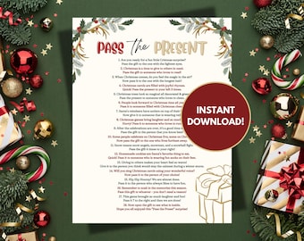 Christmas Pass the Present Game | Christmas Party Game | Christmas ...
