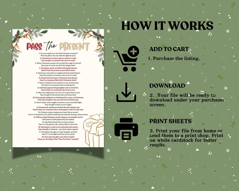 Christmas Pass the Present Game | Christmas Party Game | Christmas ...