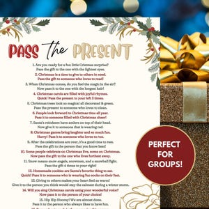 Christmas Pass the Present Game | Christmas Party Game | Christmas ...