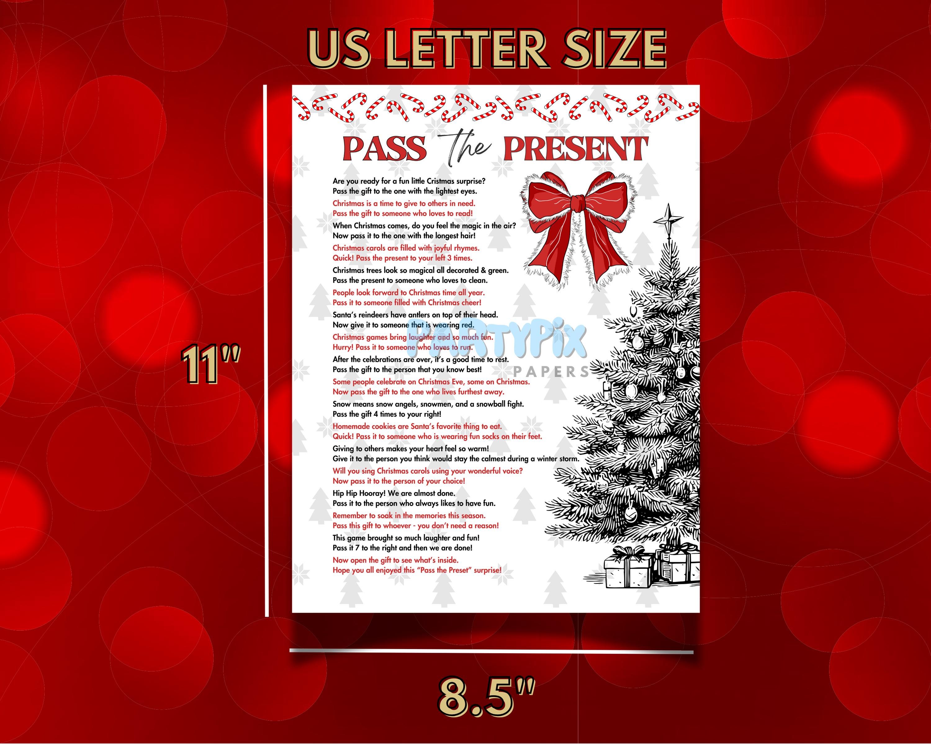 Christmas Pass the Present Game | Christmas Party Game | Christmas ...