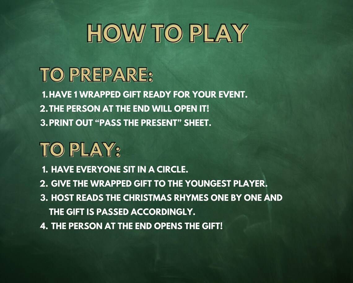 Christmas Pass the Present Game | Christmas Party Game | Christmas ...