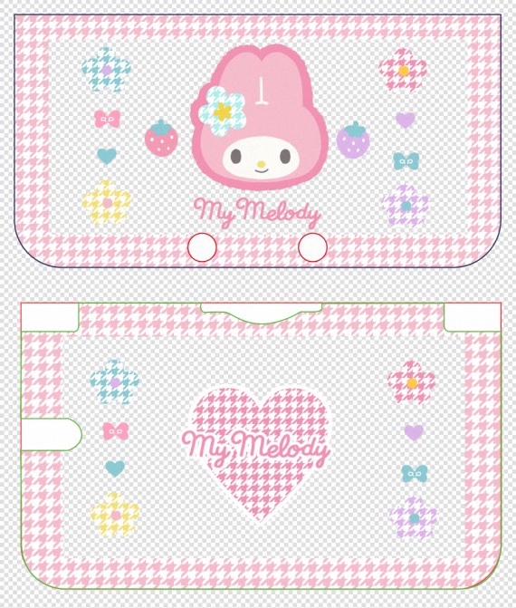 DIY Melody 3ds Nds Case Full Model Series, Anime Cartoon Handmade ...