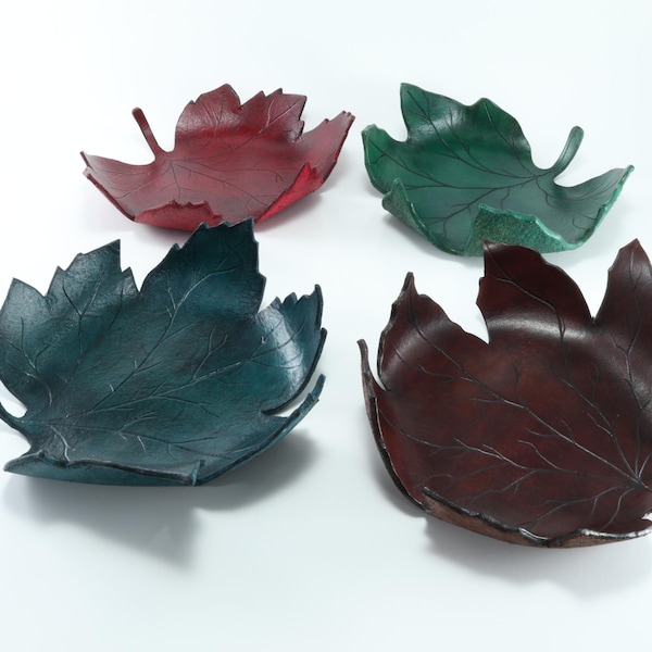 Leather Leaves - Etsy