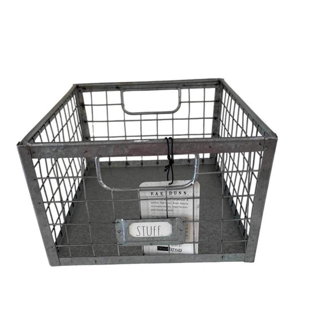 Rae Dunn Stuff Metal Oraganizing Basket Office Supply Home Decor New - Etsy