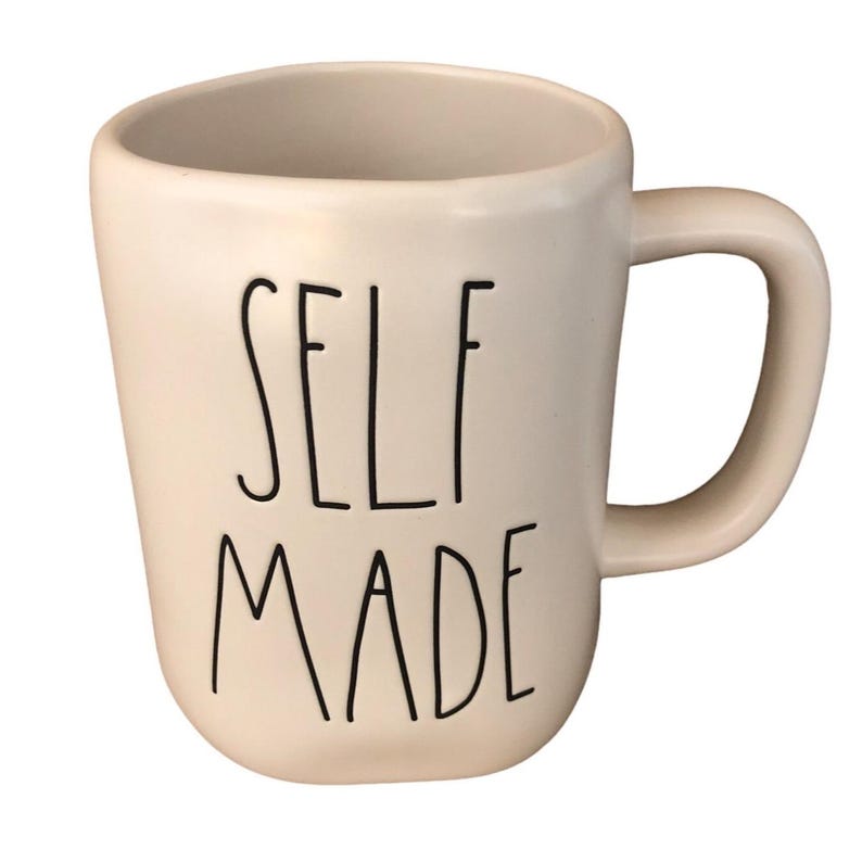 Rae Dunn Mug Self Made Farmhouse Style Minimalist Design Rustic Decor ...