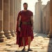Roman Warrior Costume for Men | Gladiator Tunic With Belt and Cape ...
