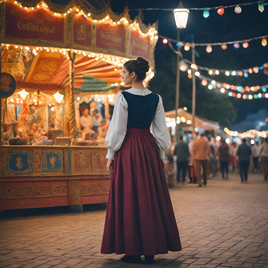 Enchanting Renaissance Fair Dress | Vintage Festival Outfit | Elegant ...