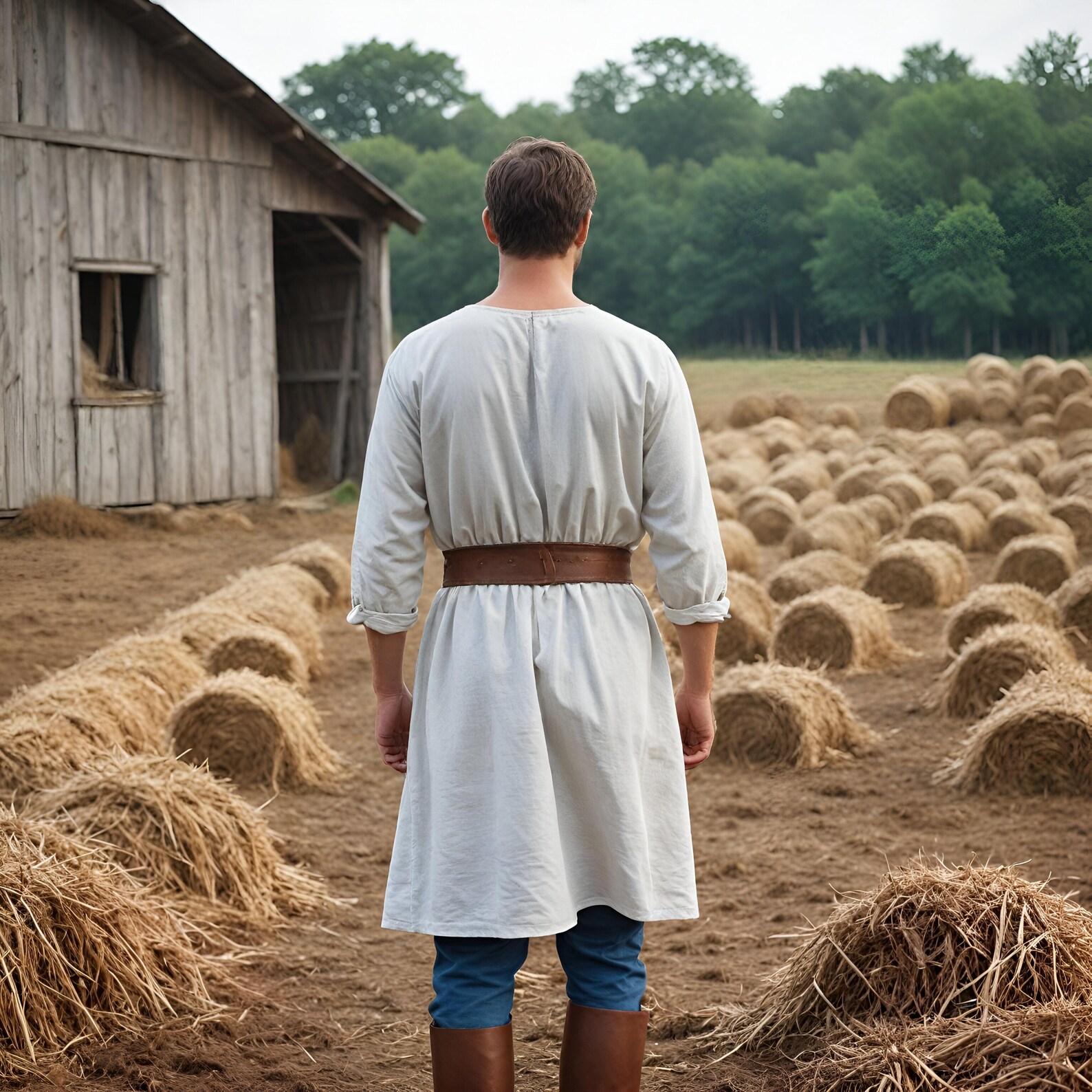 Rustic Shepherd Medieval Costume | Men's Renaissance Elegant Costume ...