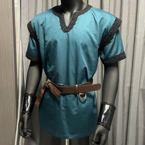 Viking Exquiste Warrior Tunic Vest | Men's Forest Medieval Costume ...