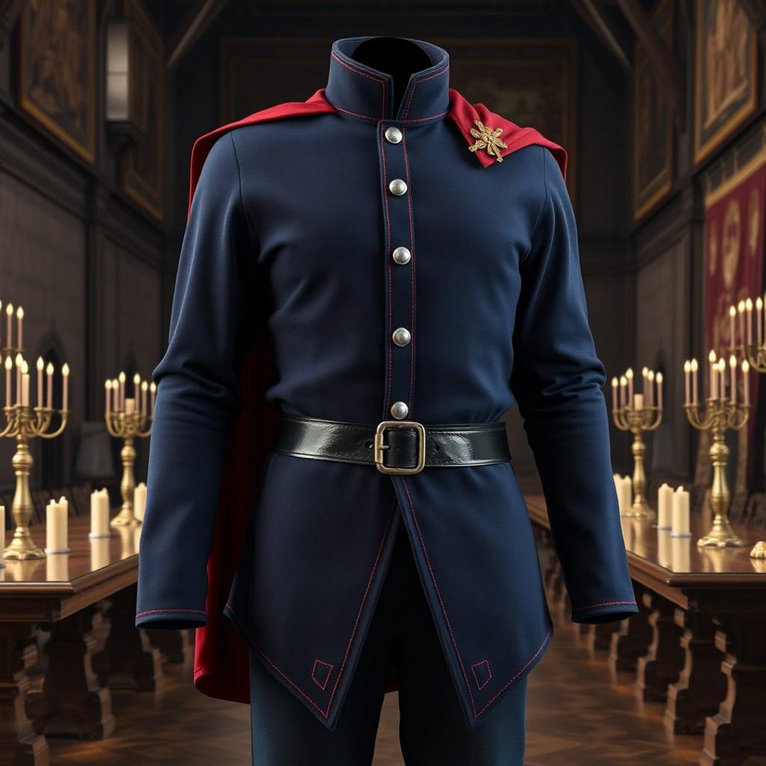 Royal Guard Uniform SVG File Medieval Officer Cosplay Design DIY Regal ...