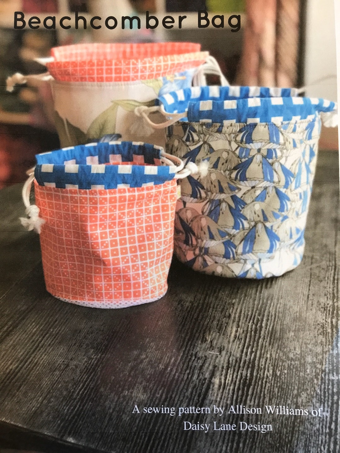 Beachcomber Bag PDF Sewing Pattern in 3 Sizes - Etsy