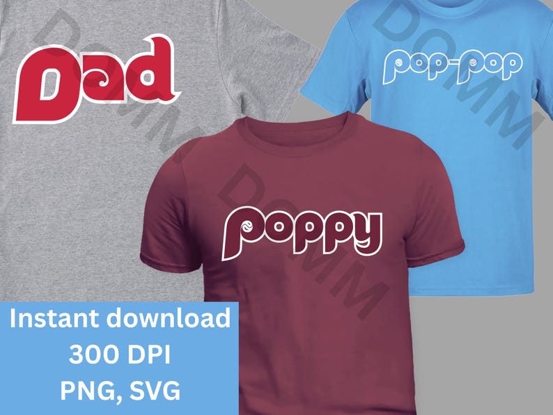 Phillies Retro Font Family Titles Instant Digital Download, PNG, SVG ...