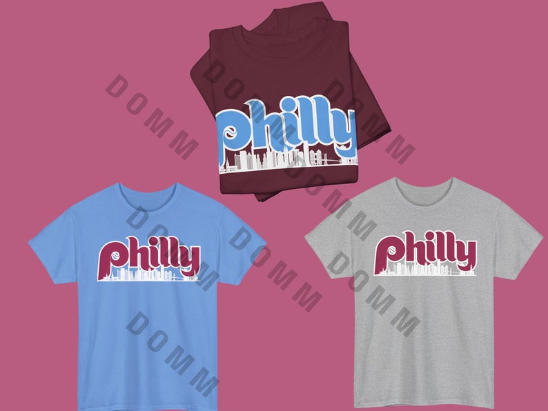 Philly Vintage Font Digital Download–5 Pngs| 300 DPI, Powder Blue ...