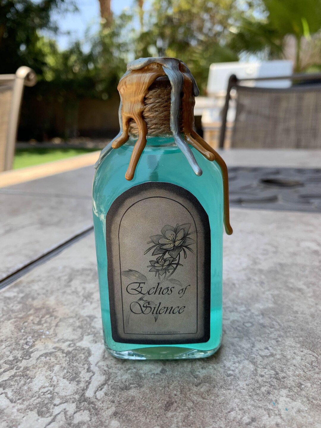 Echoes of Silence | Color Changing Potion | Magic Potion Decor - Etsy