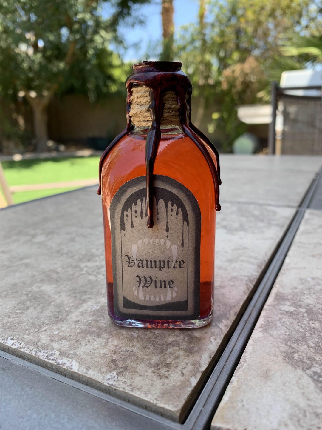 Vampire Wine | Color Changing Potion | Magic Potion Decor - Etsy