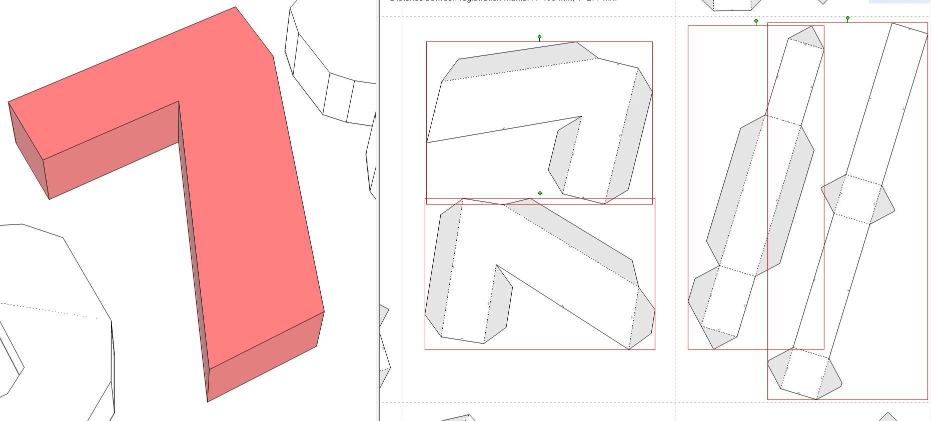 Papercraft Number ”7” | SVG, PDF, DXF Files for Cutting Machines | Diy ...