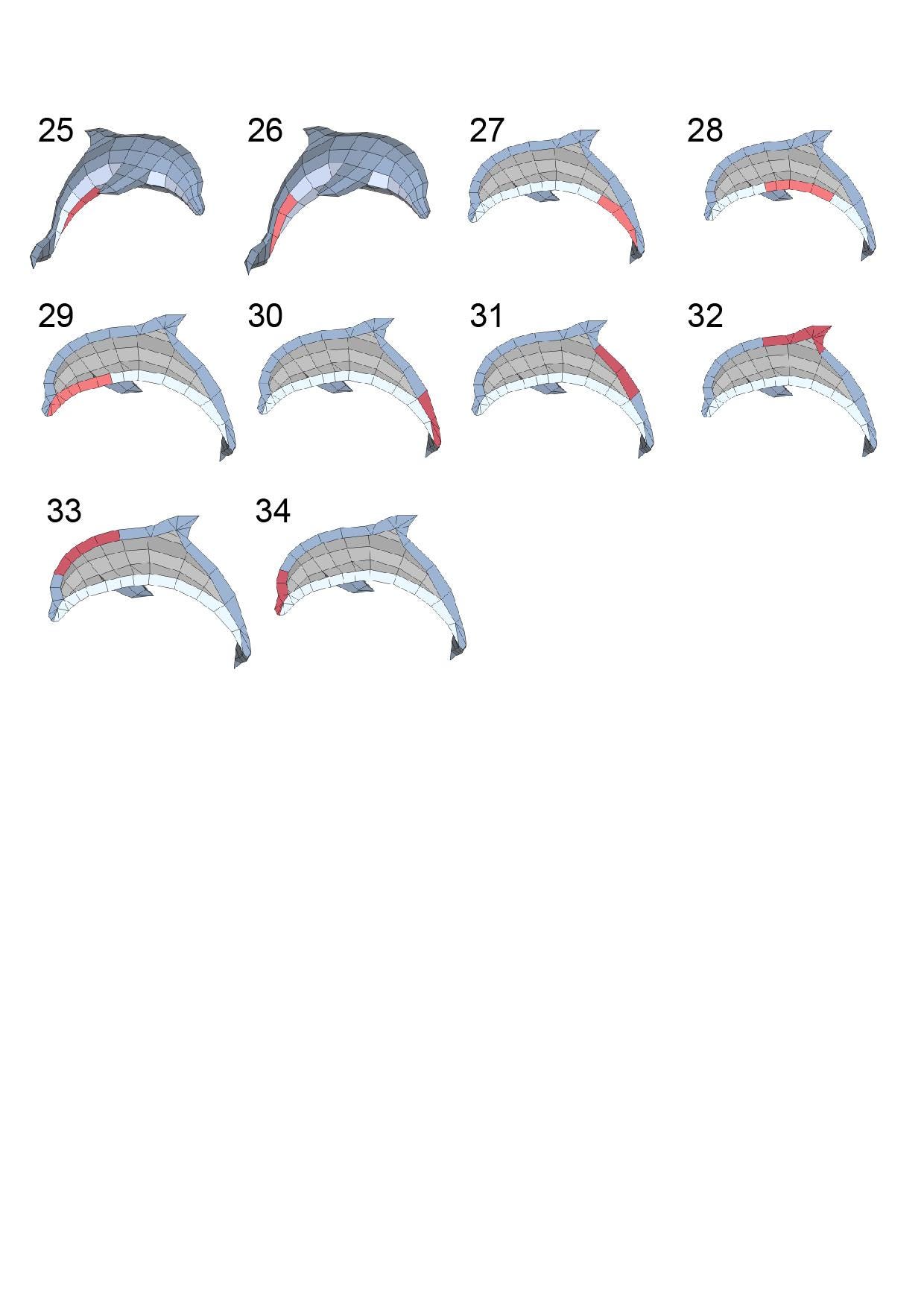 Papercraft Dolphin Wall Decor | Dolphin | DXF, SVG, PDF Files | Plotter ...