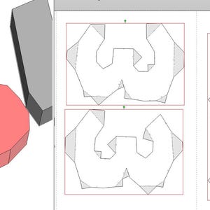 Papercraft Number ”3” | SVG, PDF, DXF Files for Cutting Machines | Diy ...