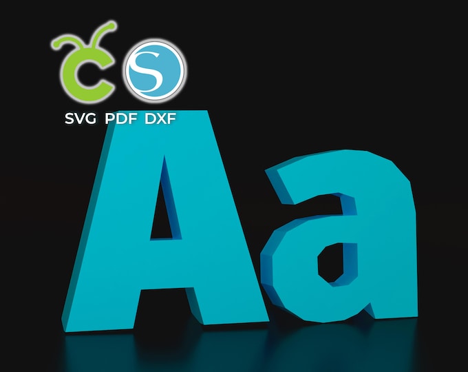 D Low Poly Papercraft, 3d Letter D, Alphabet D, 3D Lyric, Papercraft ...