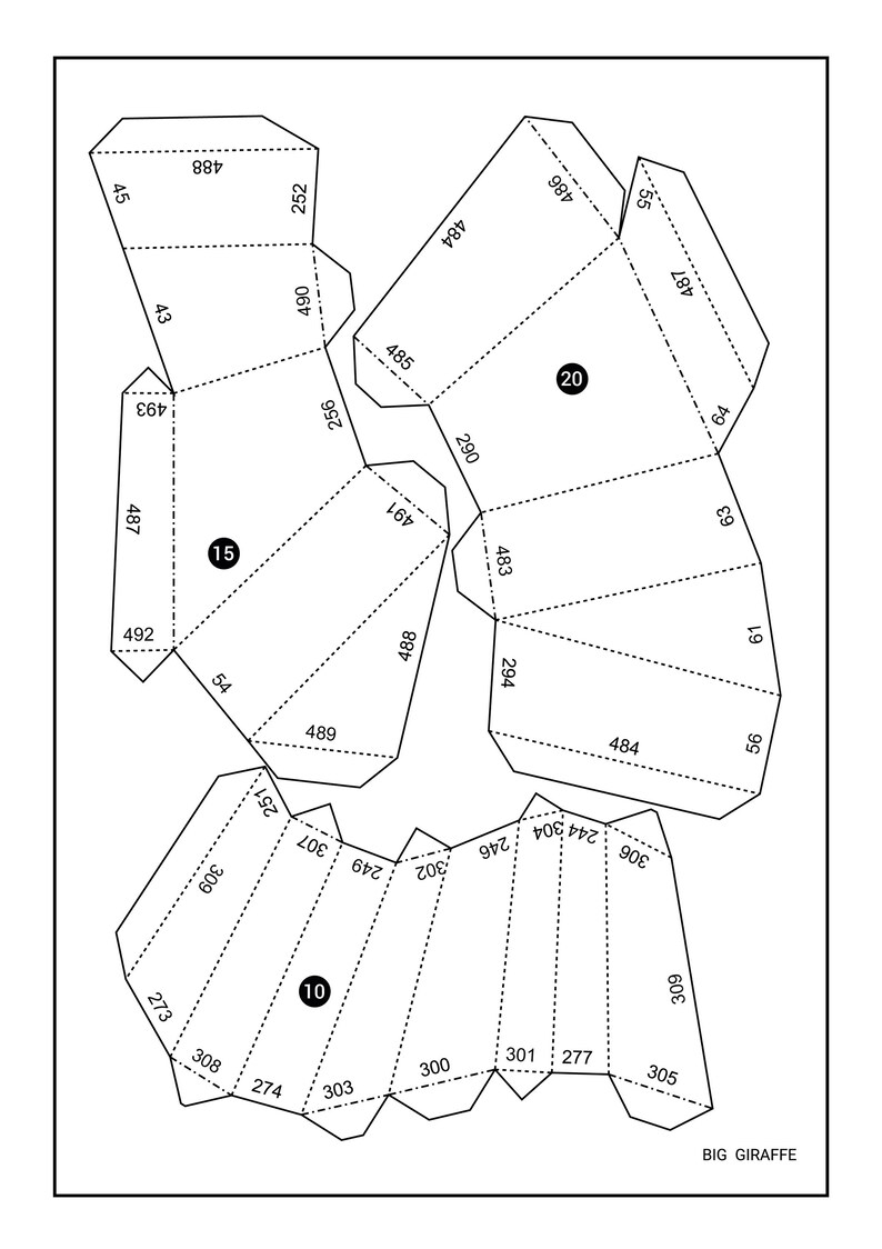 Papercraft Sheep (#1) Decor 3D Model | Sheep Animal Model | DXF, SVG ...