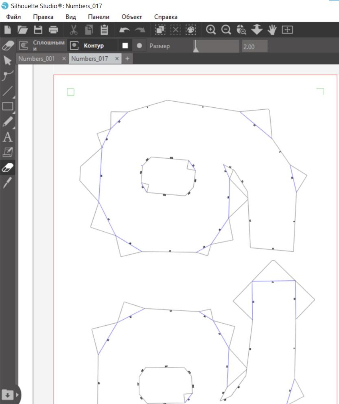 Papercraft Number ”3” | SVG, PDF, DXF Files for Cutting Machines | Diy ...