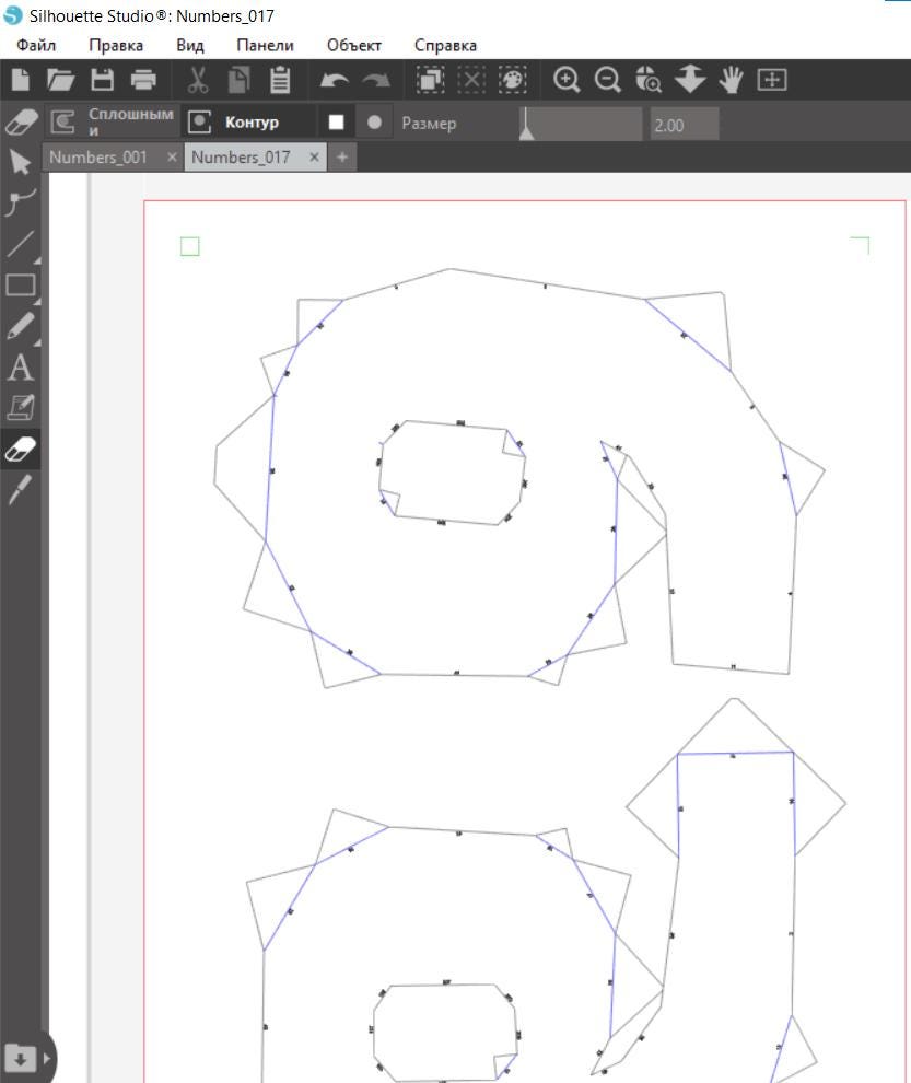 Papercraft Number ”3” | SVG, PDF, DXF Files for Cutting Machines | Diy ...