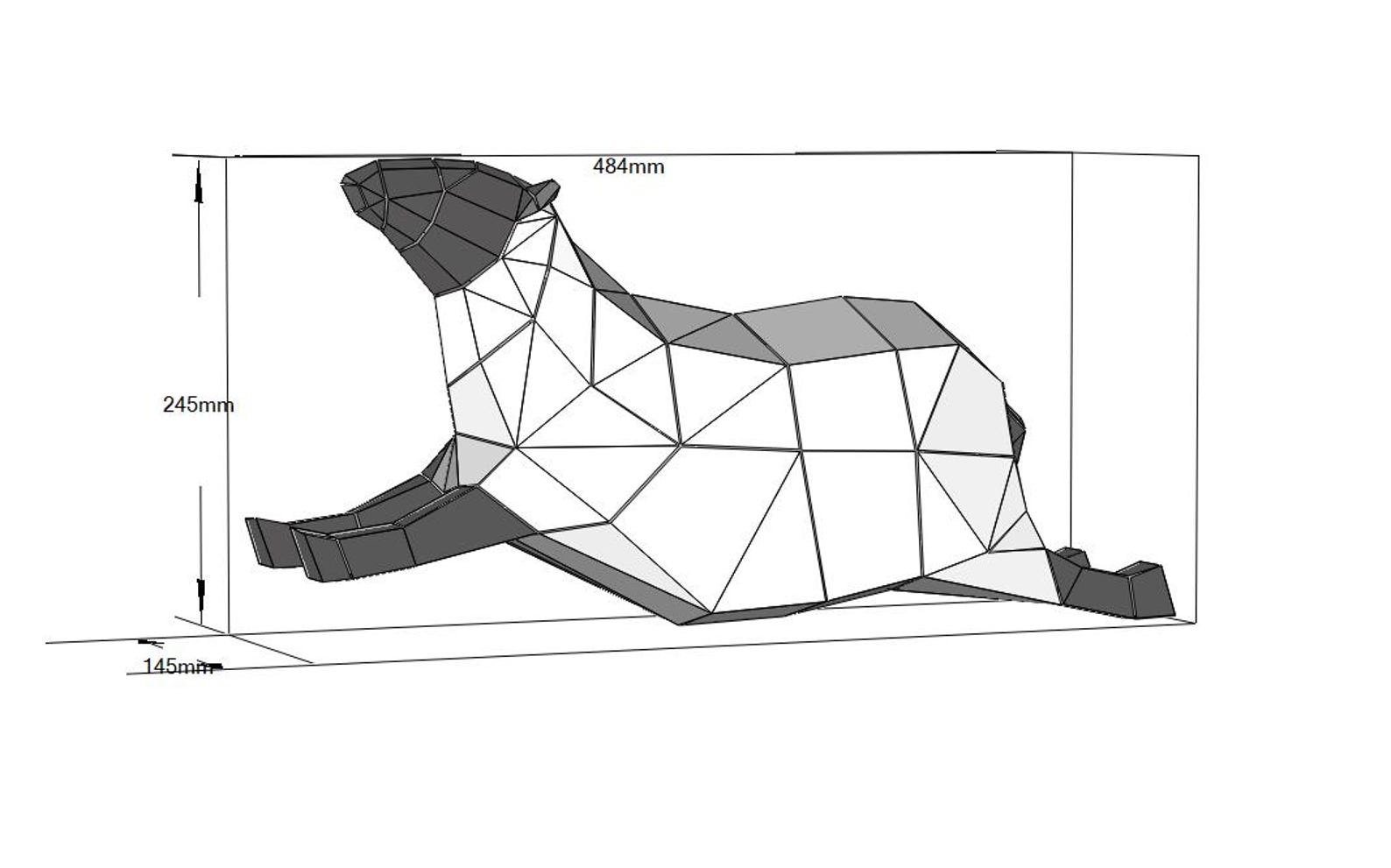 Papercraft Sheep X3 | Decor 3D Model | Sheep Animal Model | DXF, SVG ...