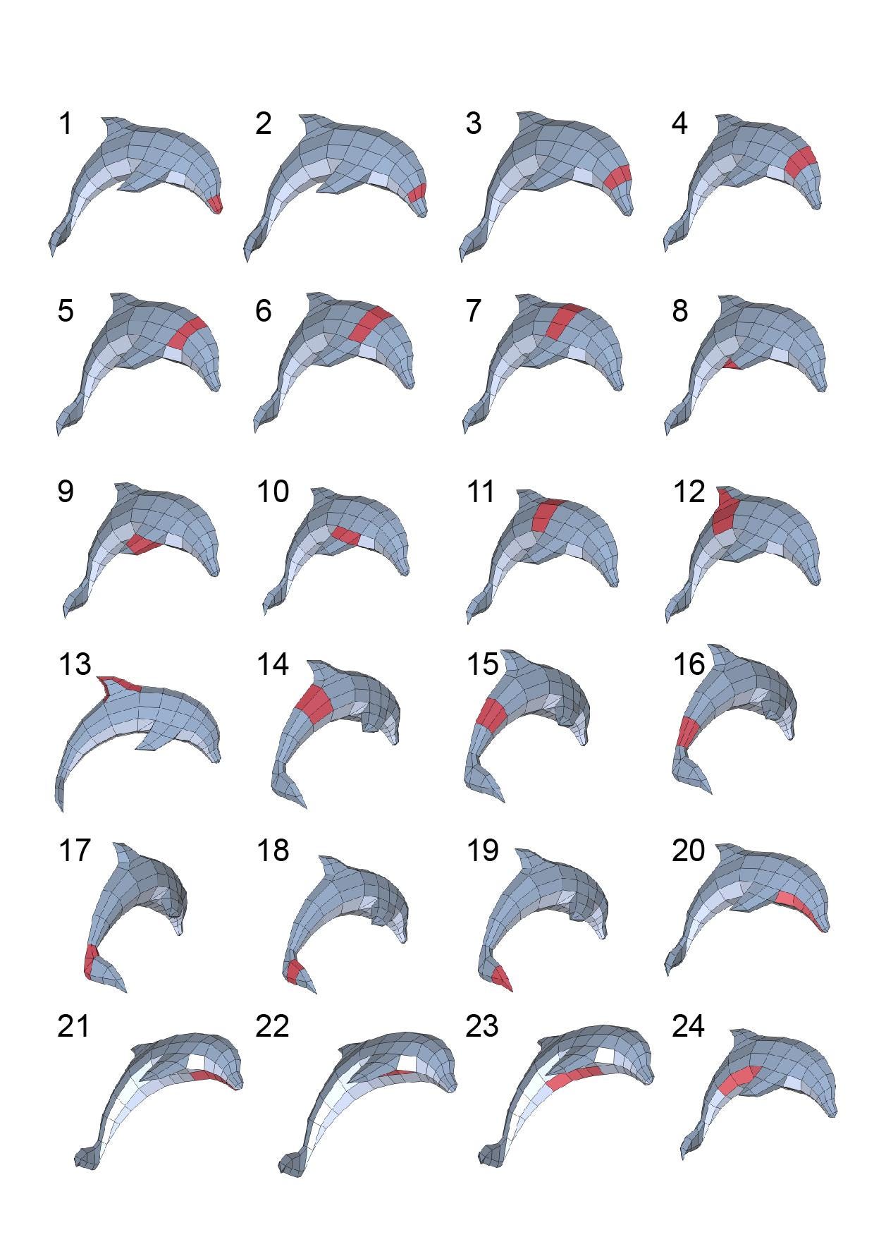 Papercraft Dolphin Wall Decor | Dolphin | DXF, SVG, PDF Files | Plotter ...